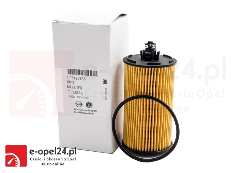 OE wkład filtra oleju Opel Mokka - 25195785 | e-opel24.pl