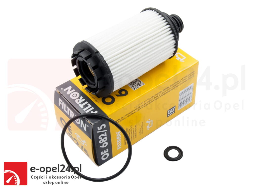 Filtr oleju Filtron OE 682/5 + olej + płukanka + ceratec