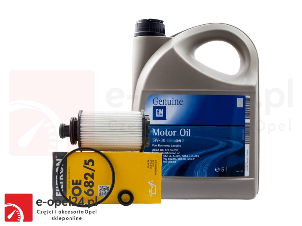Filtr oleju Filtron OE 682/5 + olej GM 19 42 003