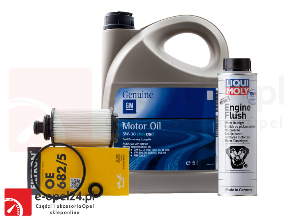 Wkład filtra oleju Filtron +olej Gm 19 42 003+ płukanka