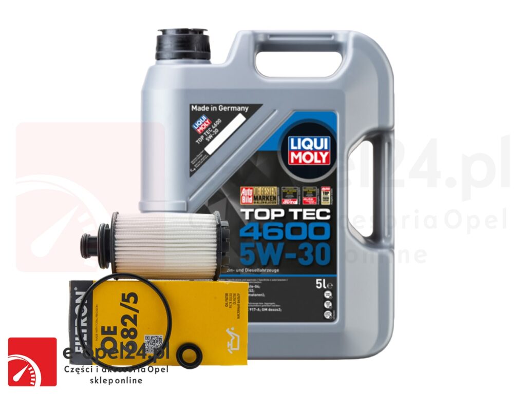 Filtr oleju Filtron OE 682/5 95528277 + olej Liqui Moly 5W-30